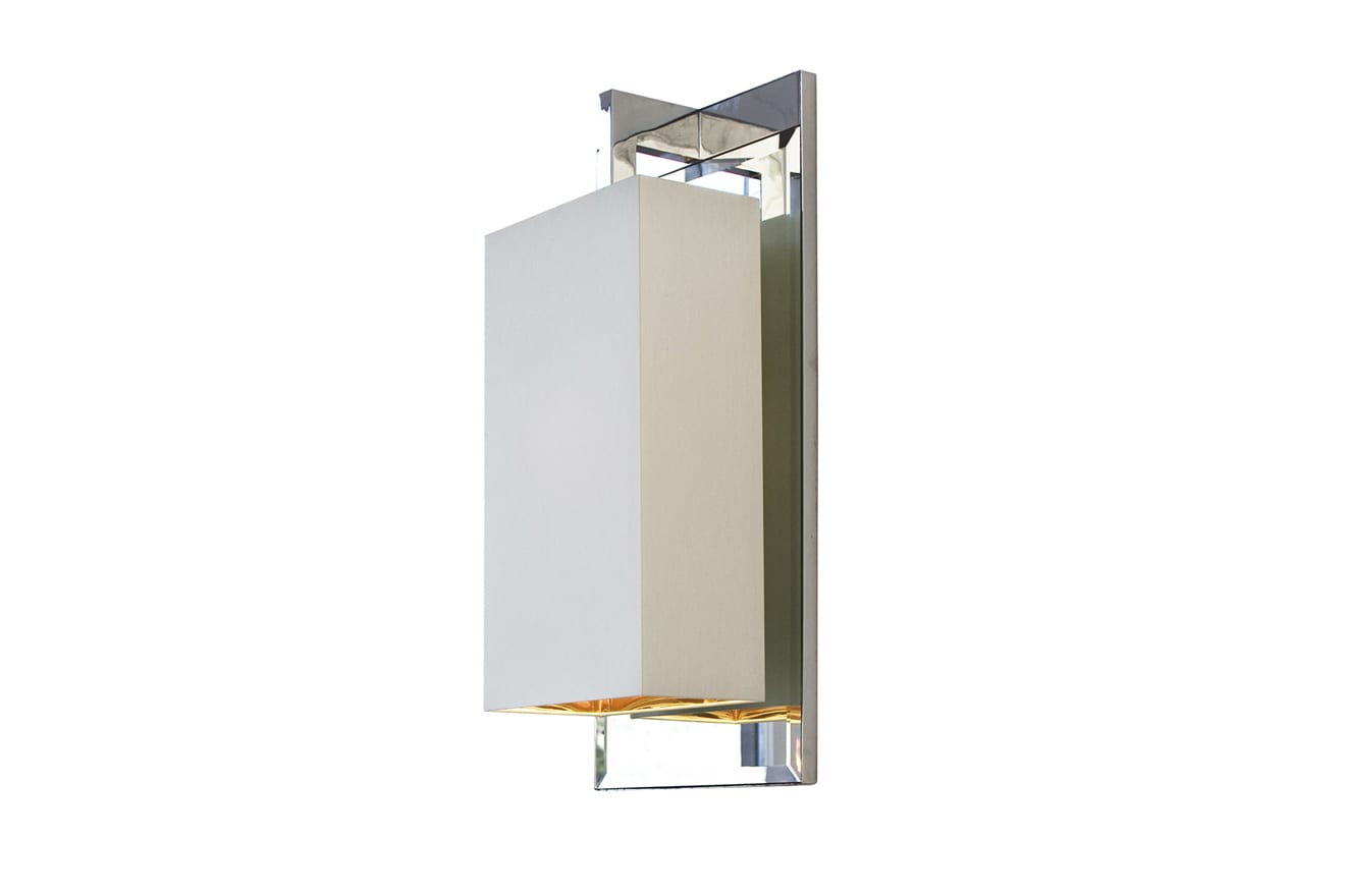 Contardi COCO PARETE - Nickel lucido con specchio molato con diffusore ...