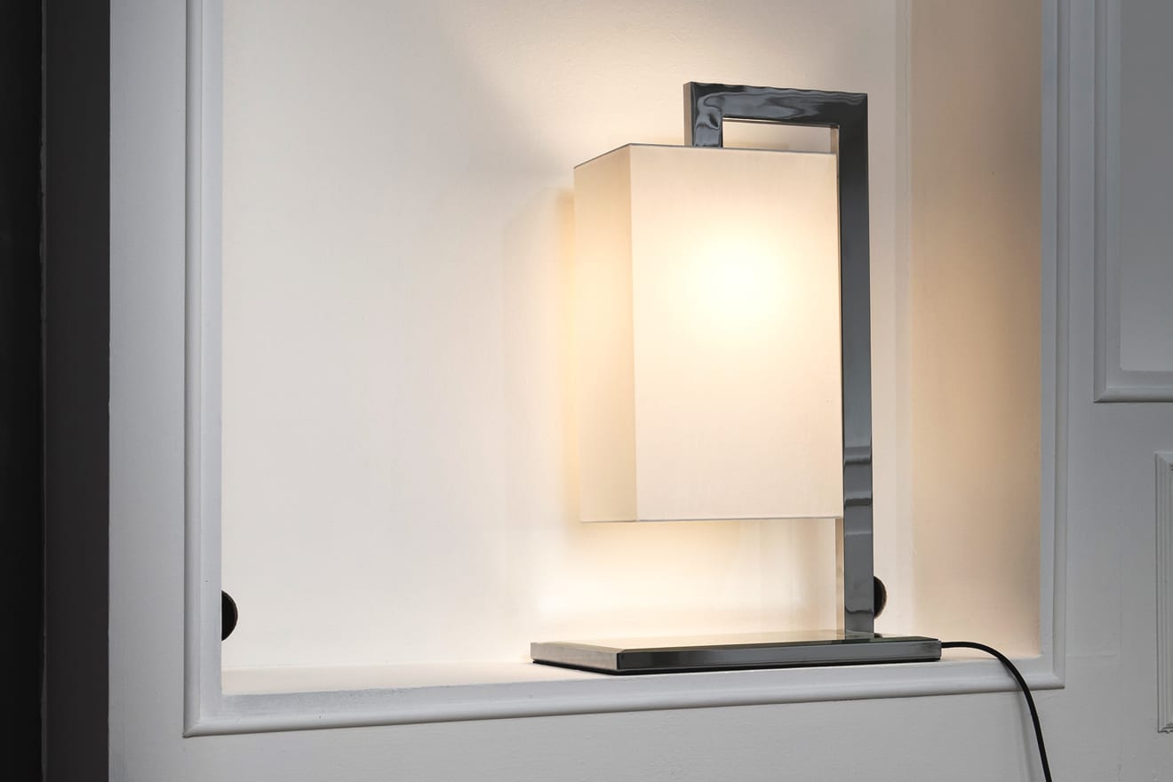 Contardi COCO DELUXE TAVOLO - Nickel lucido con specchio molato con ...