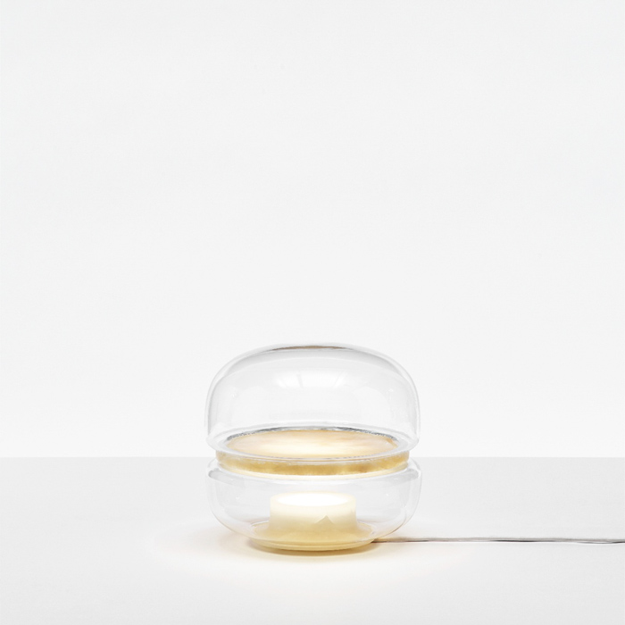 BROKIS MACARON PC1038 piccola - tavolo - vetro trasparente - base e ...