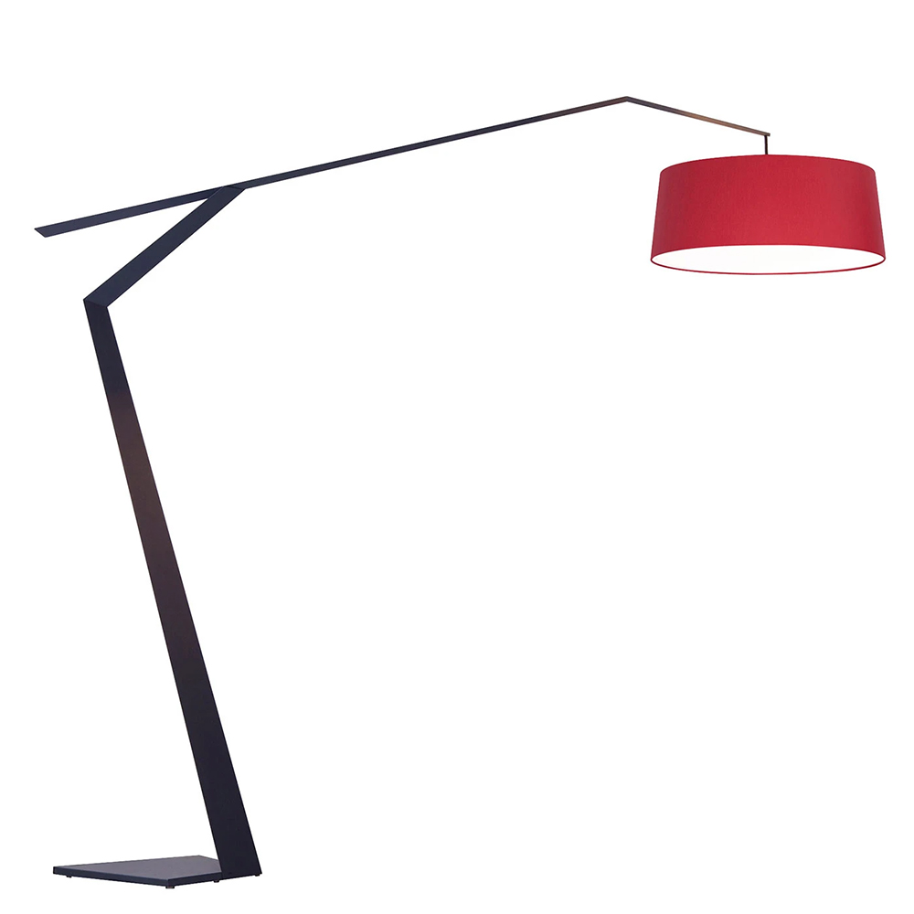 LUMEN CENTER GRUS - graphite grey, red diffuser - LiD Design