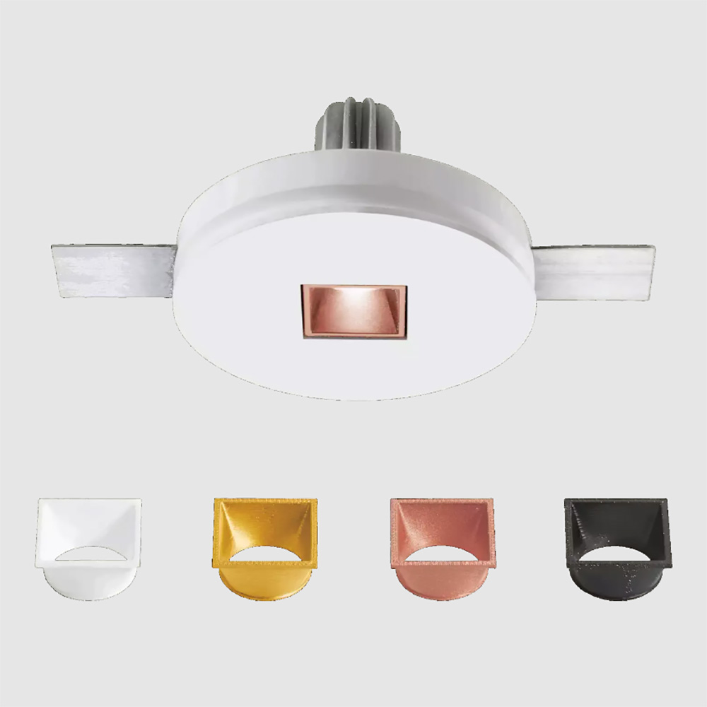 Decorative GYPSUM COLORING Power Q Medium Flood - bianco - LiD Design